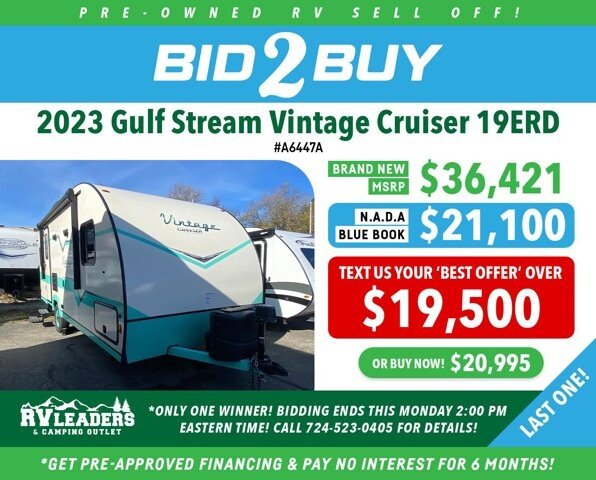 Gulf Stream Vintage Cruiser RVs for Sale - RVs on Autotrader